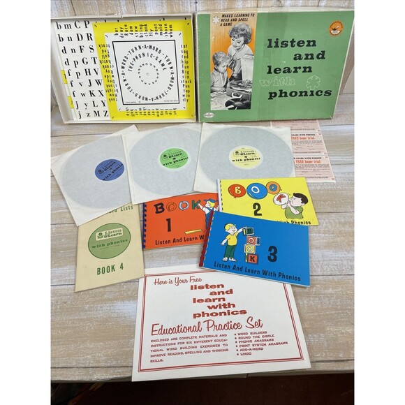 Listen and Learn Phonics | Toys | Vintage Listen Learn With Phonics ...